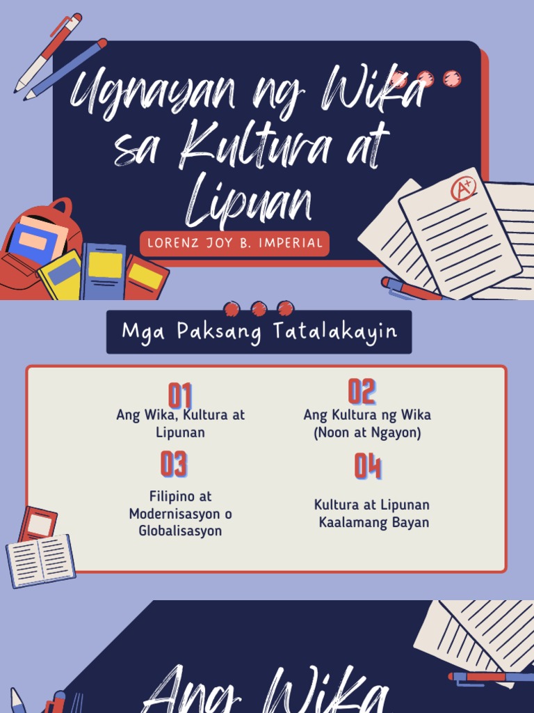 Ugnayan NG Wika, Kultura at Lipunan | PDF | Philippines | Languages