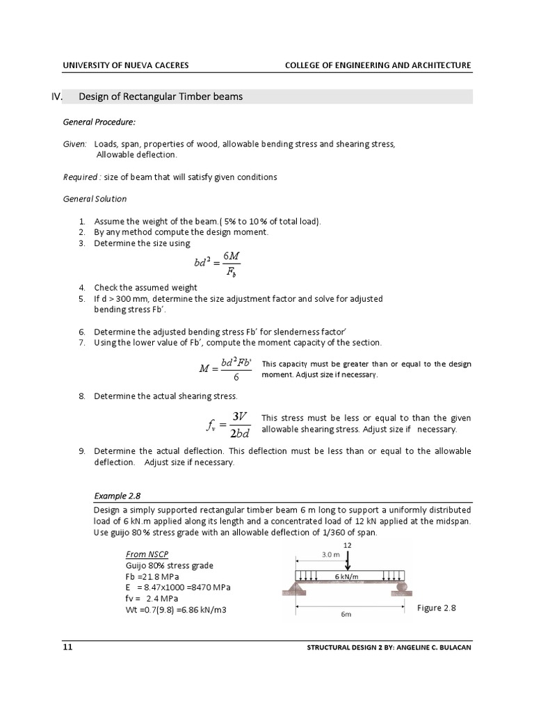 Week 1b.ii | PDF | Bending | Beam (Structure)