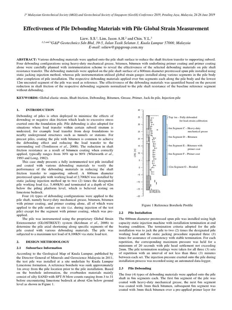 Pile Debonding | PDF | Deep Foundation | Geotechnical Engineering