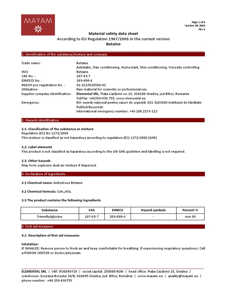 M-1499 MSDS | PDF | Dangerous Goods | Toxicity