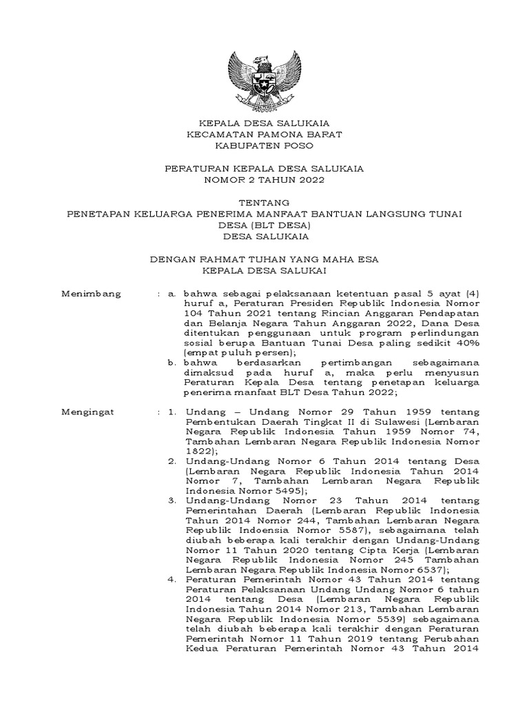 Perkades BLT 2022 | PDF