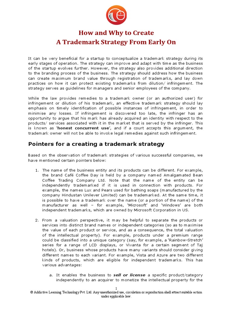 How and Why To Create A Trademark Strategy From Early On 1573639273 ...