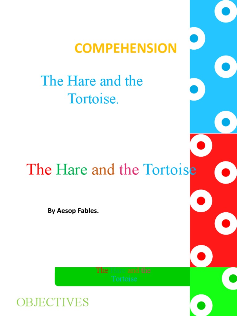 Comprehension - The Hare and The Tortoise | PDF
