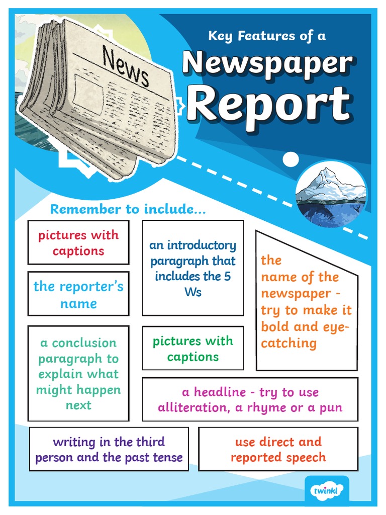 KS2 - Writing A Newspaper Report About The Titanic Disaster - Display ...