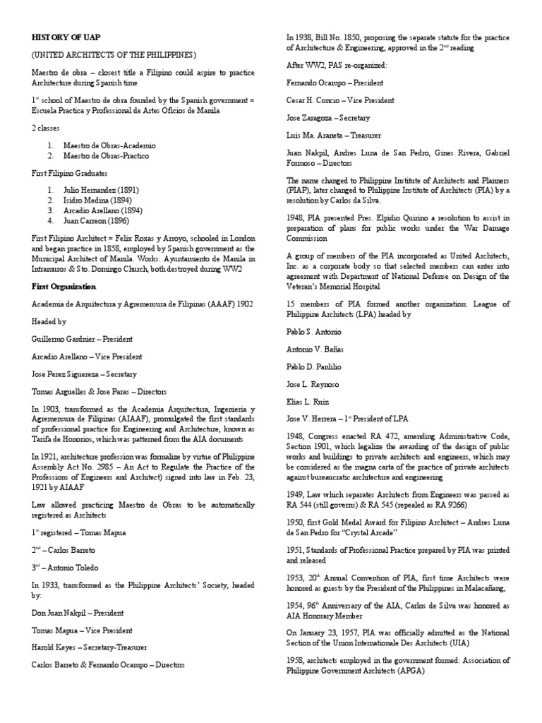 History of Uap | PDF | Philippines