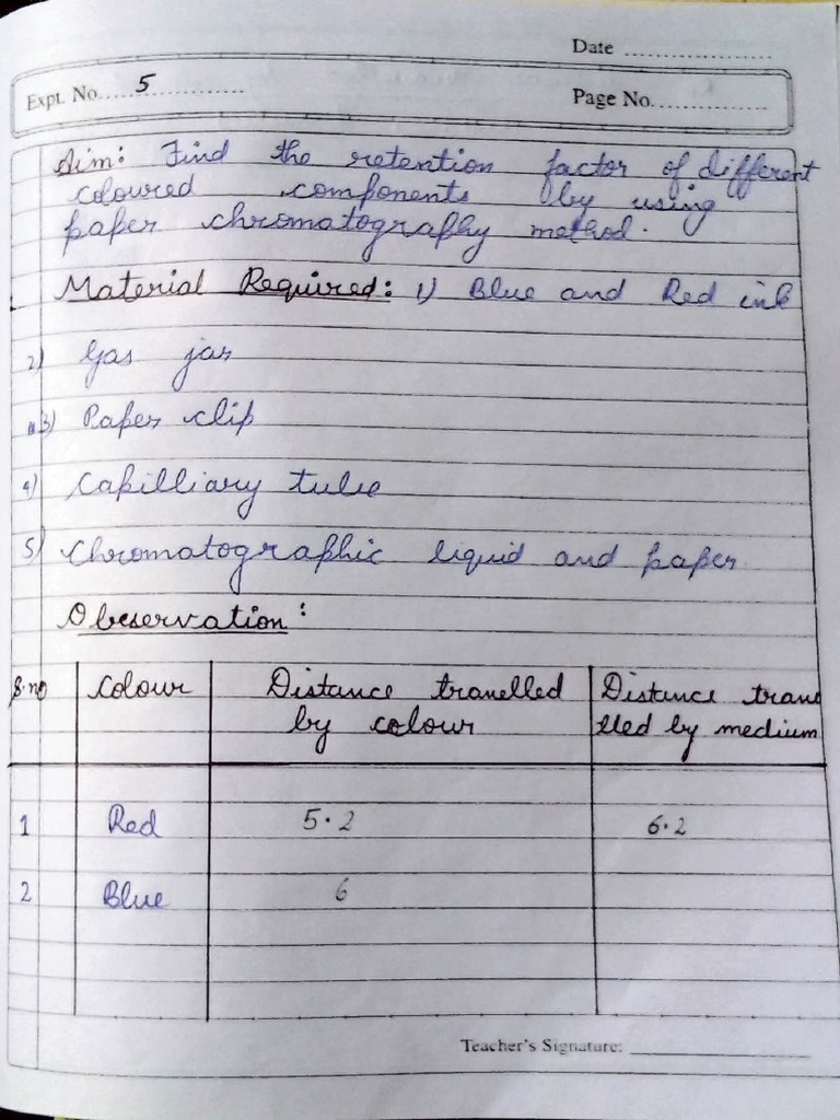 Chem Practical | PDF