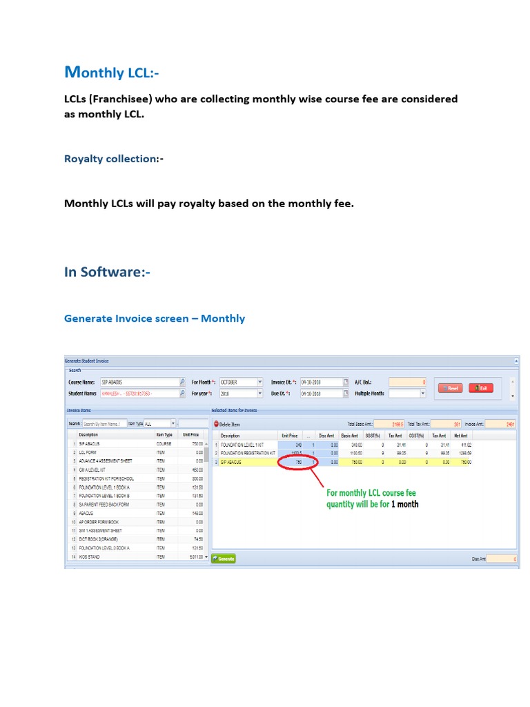 Monthly & Upfront | PDF
