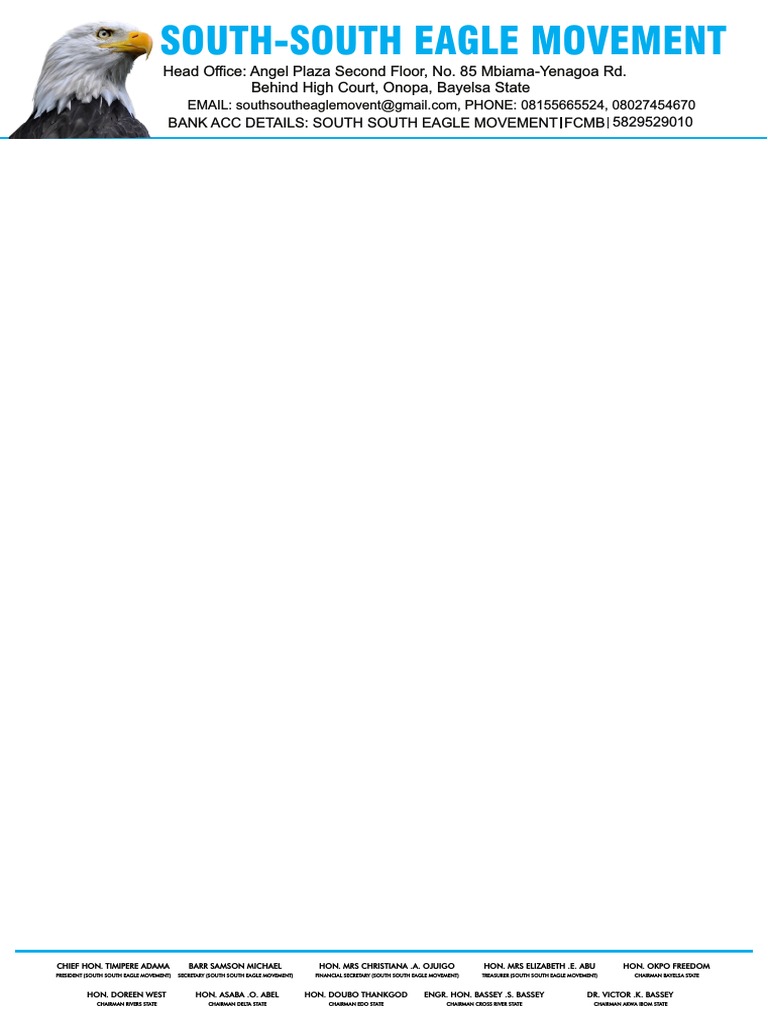 South-South Eagle Movement Now | PDF