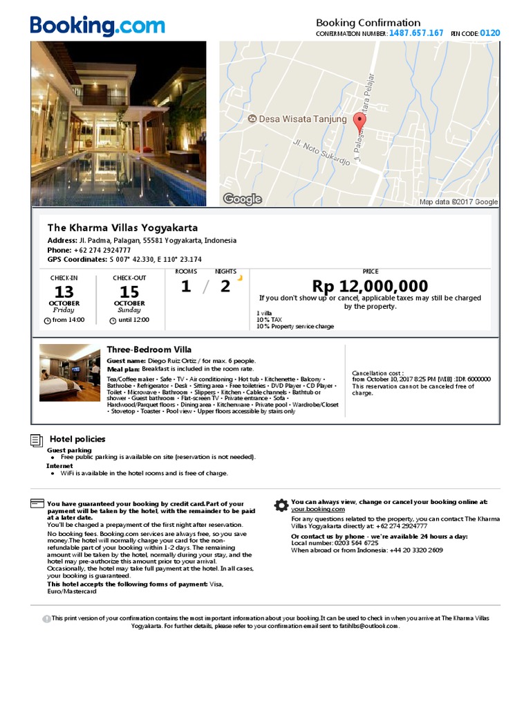 The Kharma Villas | PDF | Payments | Visa Inc.