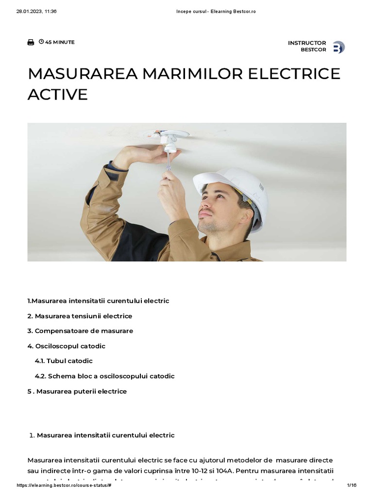 2 Masurarea Marimilor Electrice Active | PDF