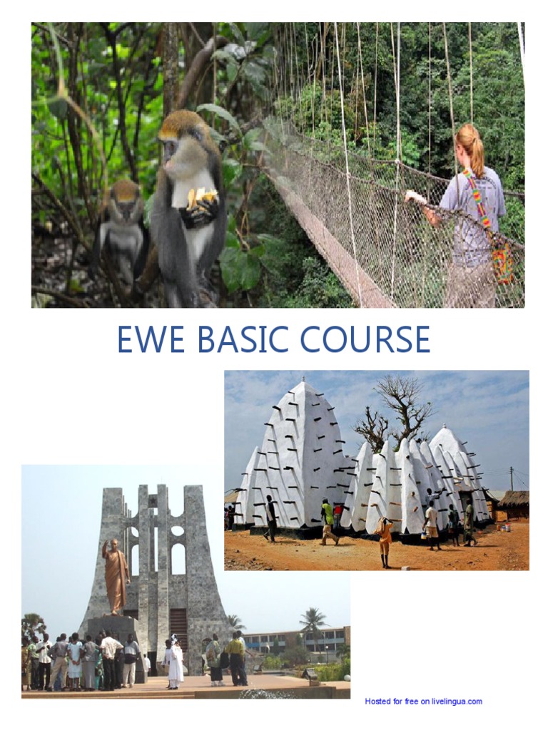 Ewe Language Basic Course Guide | PDF | Verb | Plural