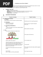 Detailed Lesson Plan in Grade 5 Mathematics | PDF | Prime Number ...