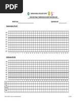 Monitoring Chart For Temperature (°C) and Relative Humidity (RH%) | PDF