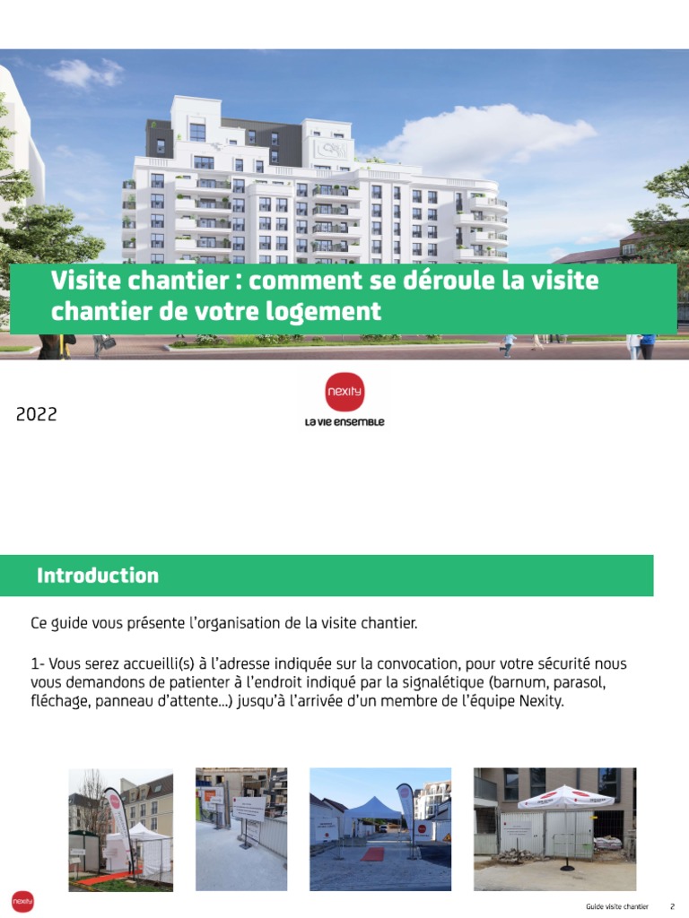 Guide Visite Chantier | PDF