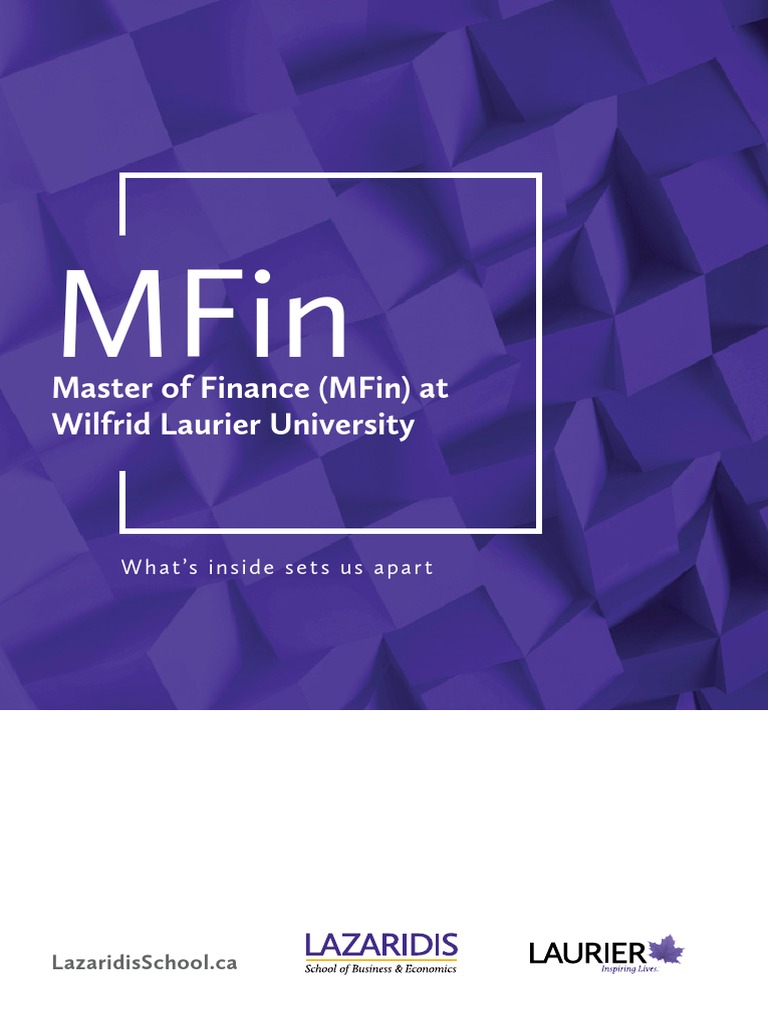 MFin Digital Brochure | PDF | Postgraduate Education | Money