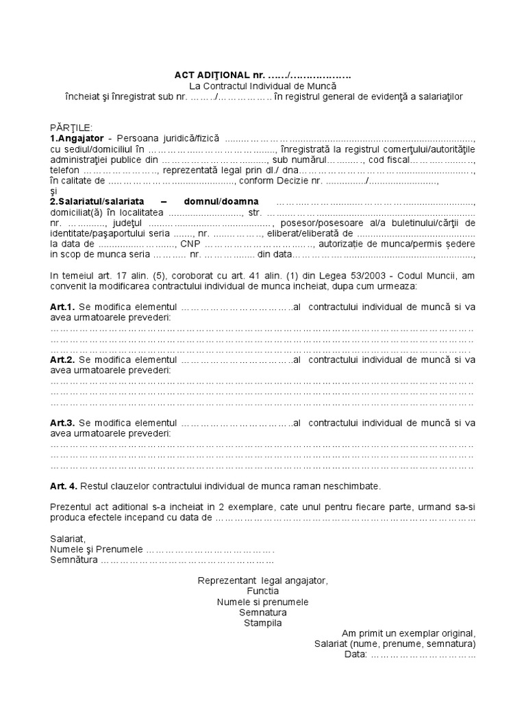 Model Act Aditional CIM | PDF