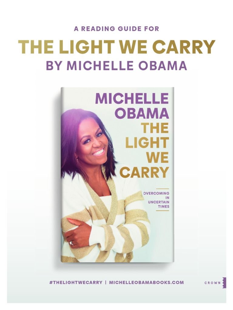 Reader's Guide - The Light We Carry by Michelle Obama | PDF | Psychology