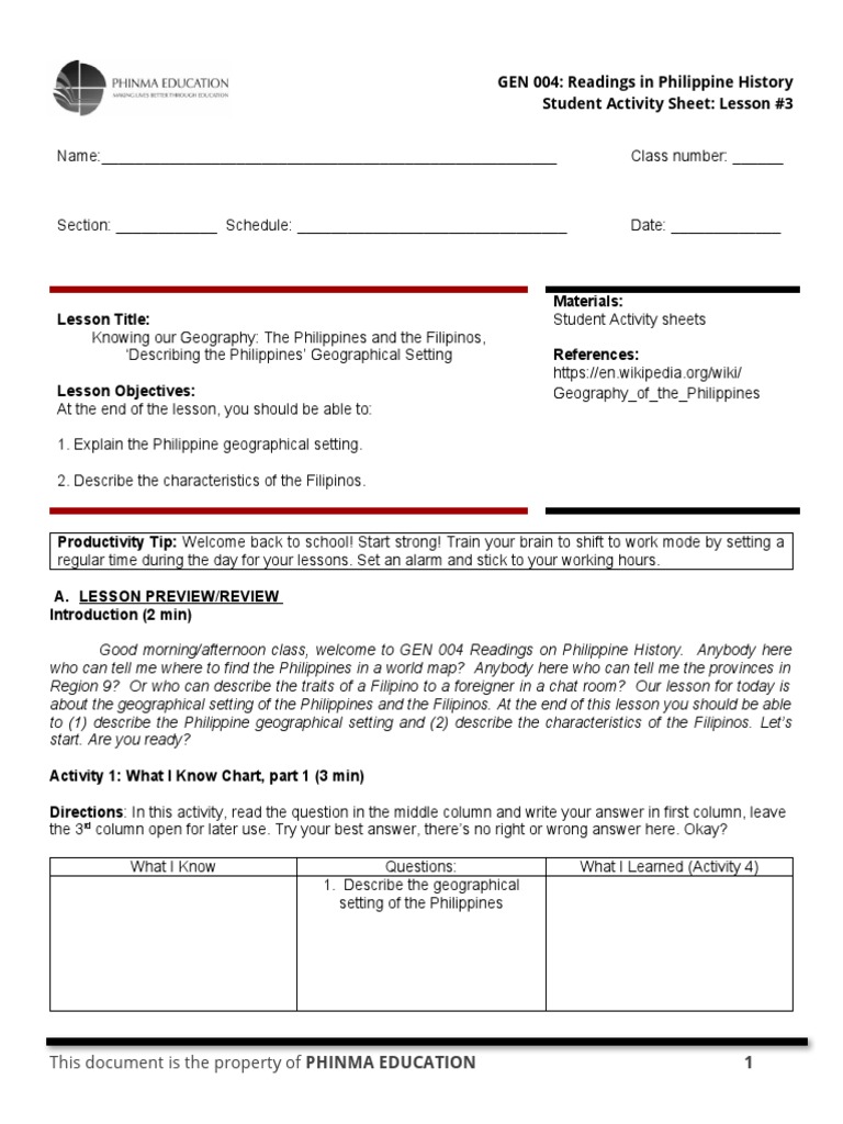 Sas# 3 - Gen 004 | PDF | Metro Manila | Philippines