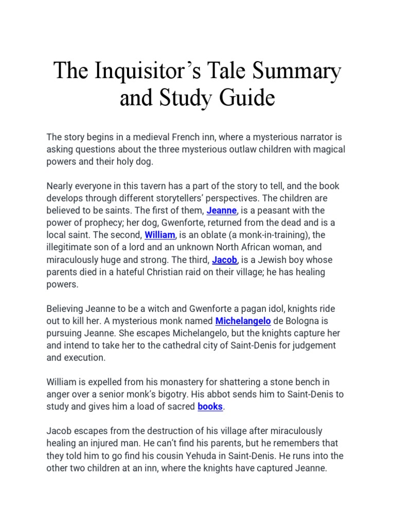 The Inquisitor Tale | PDF