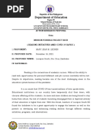 Project Proposal Literacy | PDF | Literacy | Curriculum