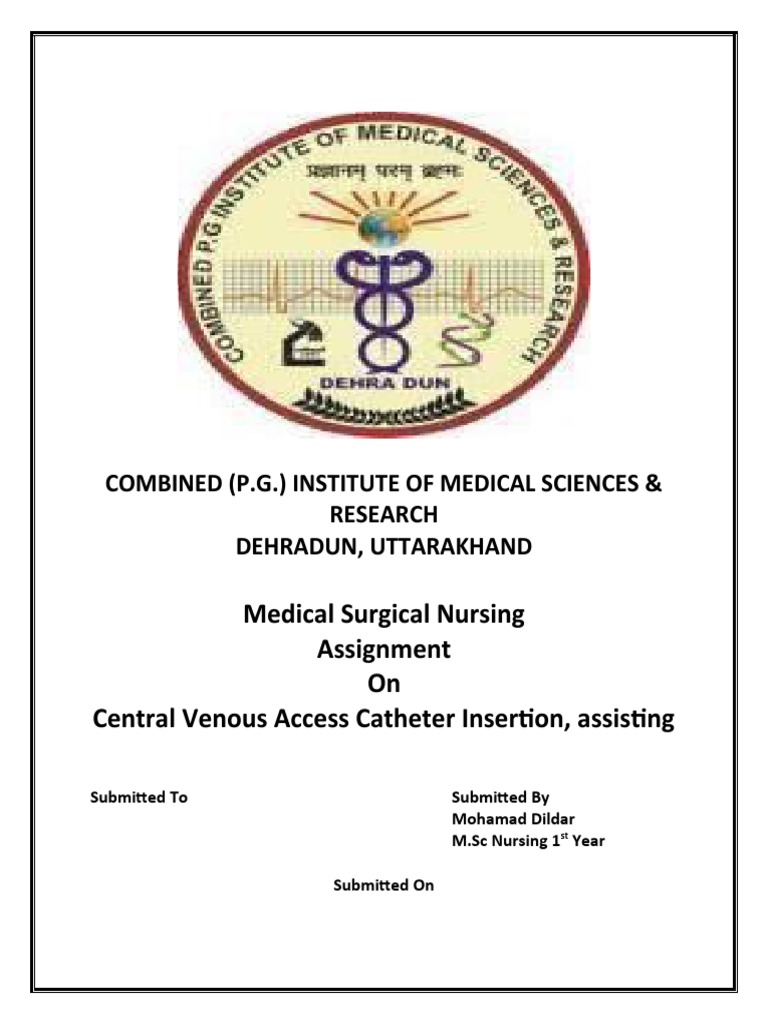 Procedure-Central Venous Access Catheter Insertion | PDF | Joint ...