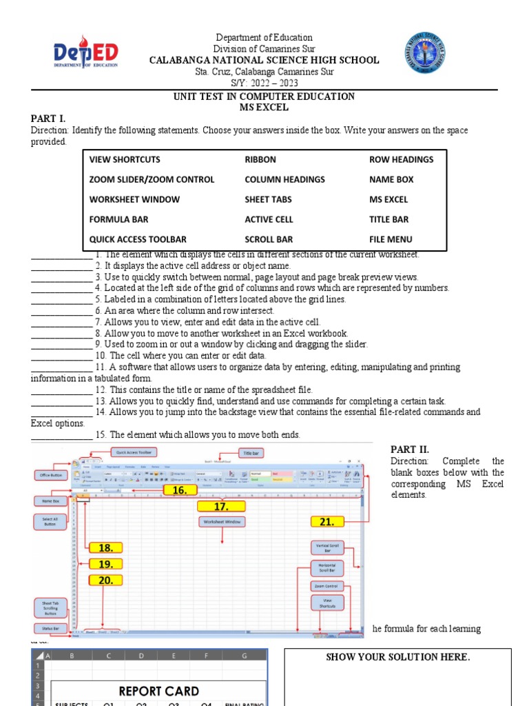 MS Excel | PDF | Microsoft Excel | Computing