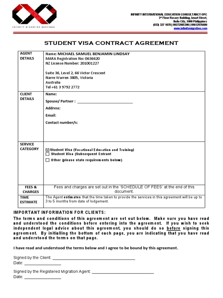 Contract Agreement | PDF | Fee | Visa Inc.