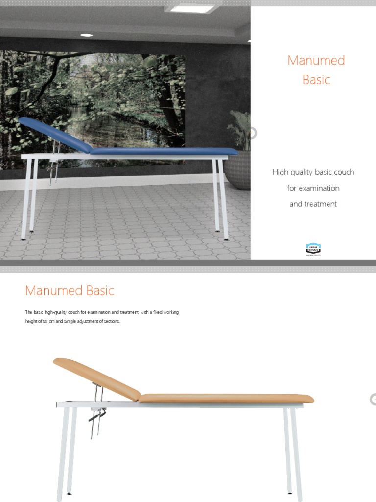 Enraf-Nonius Manumed Basic EN | PDF | Upholstery | Manufactured Goods