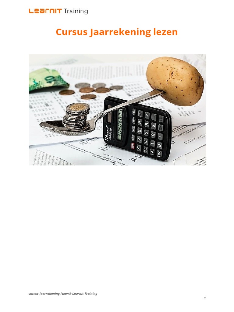 Gratis Cursus Jaarrekening Lezen | PDF