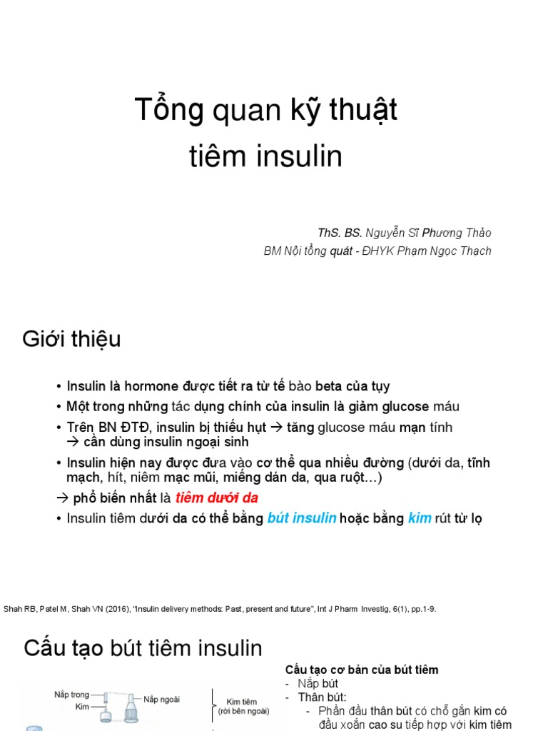 Ky Thuat Tiem Insulin | PDF