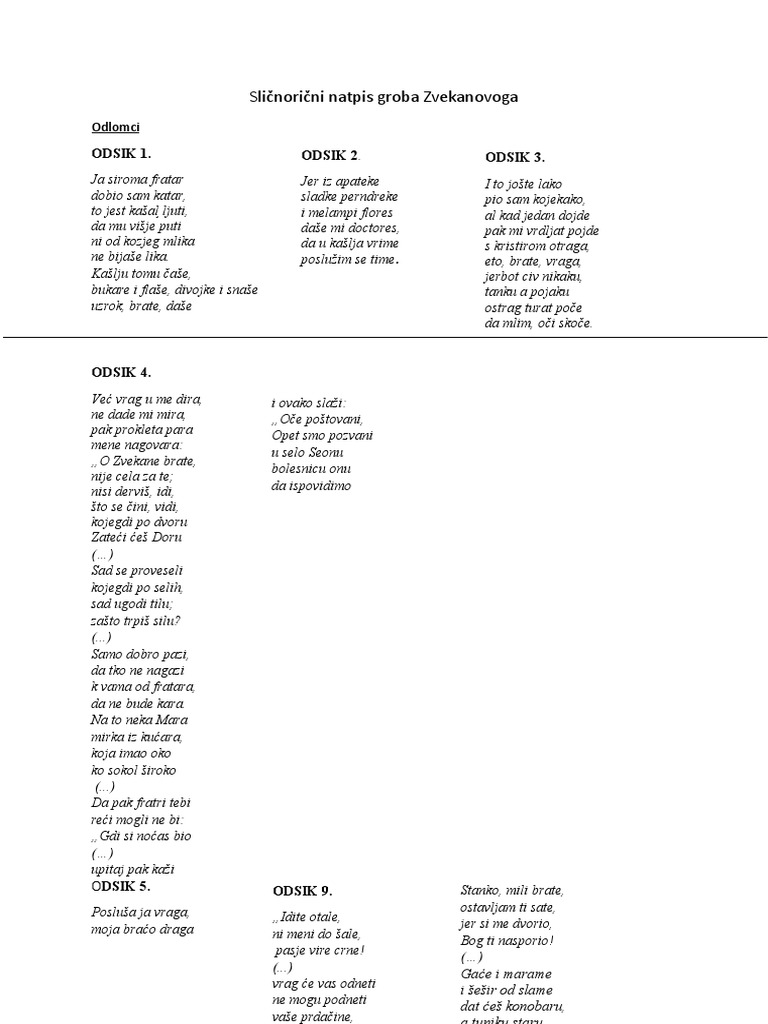 Odlomci | PDF