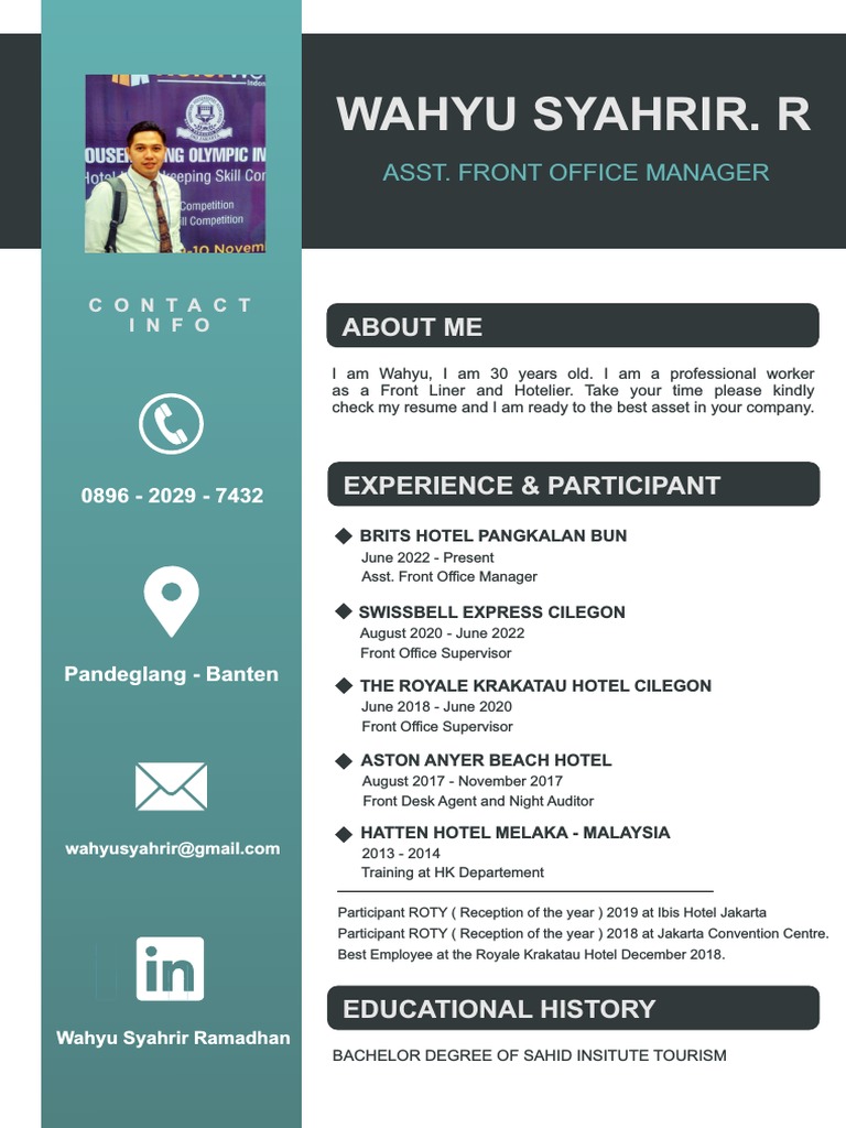CV - Wahyu Syahrir Ramadahan | PDF