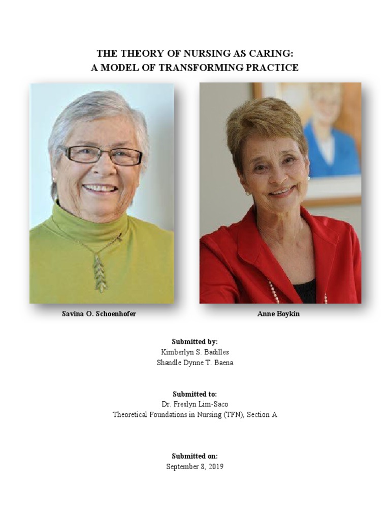Theory of Nursing As Caring | PDF | Nursing | Theory