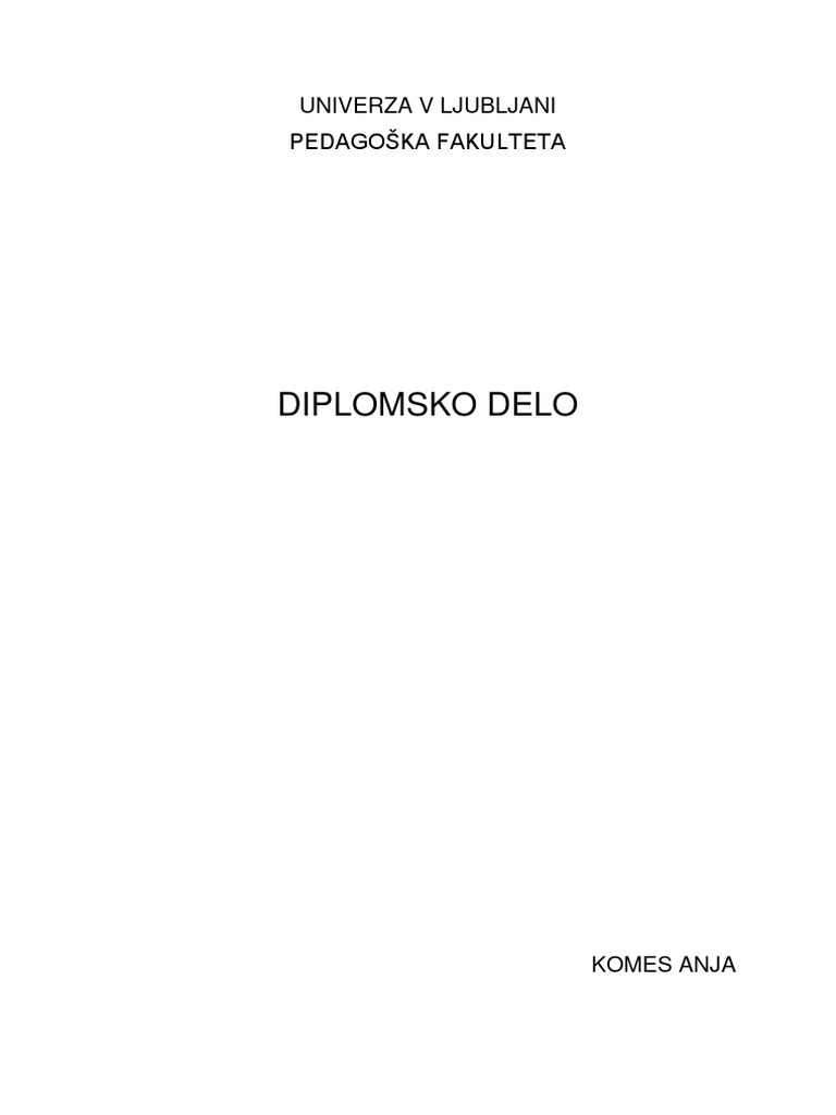 Diplomsko Delo | PDF