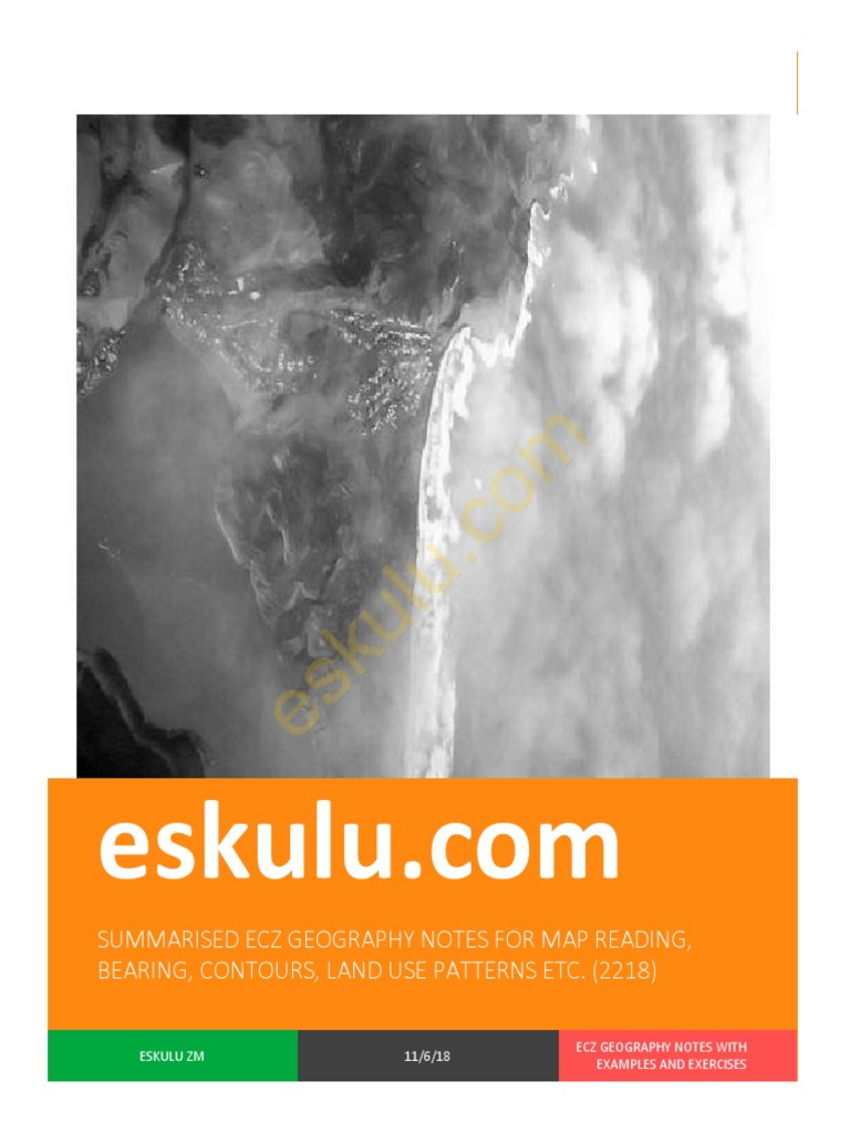 Senior Secondary Geography Notes Map Reading Pdf Contour Line Slope