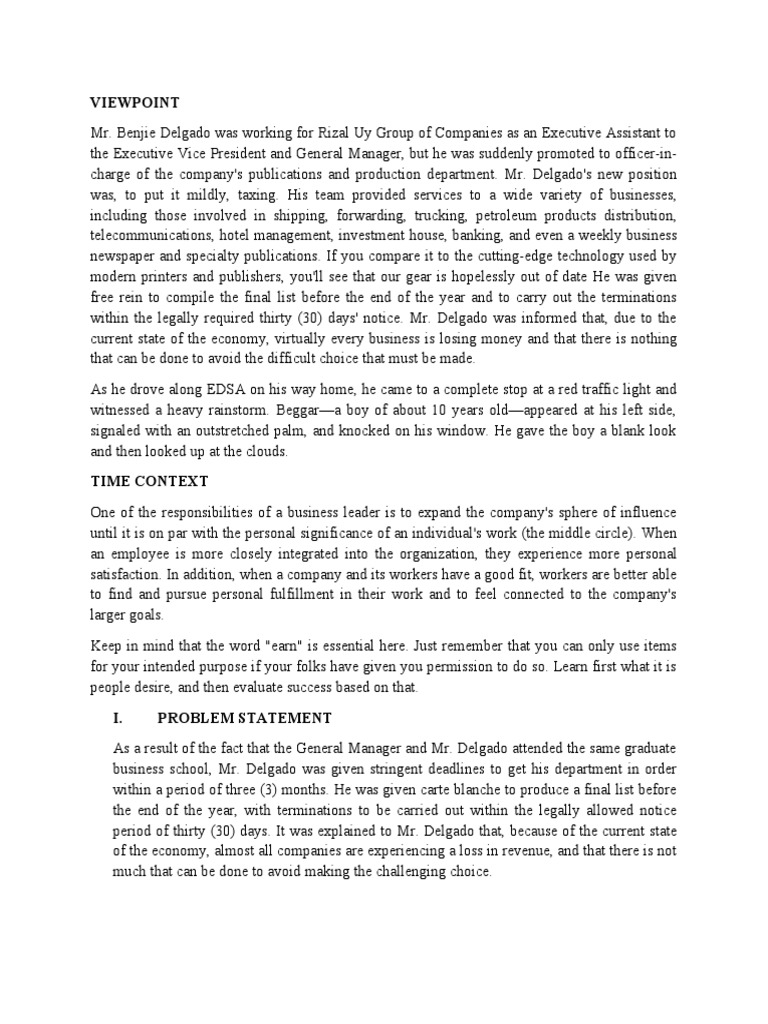 Case Study Mei | Download Free PDF | Employment