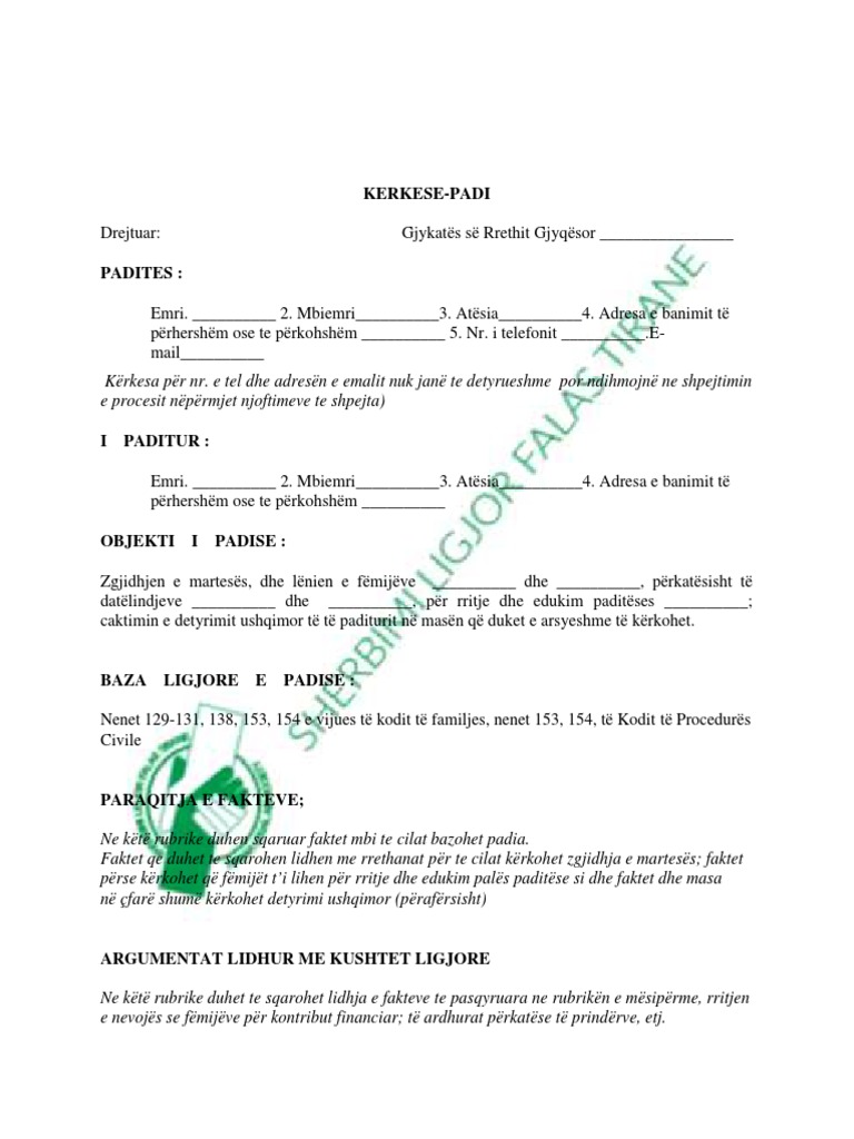 Model Kerkese Padie | PDF