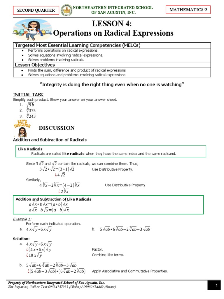 Math 9 | PDF | Equations | Exponentiation