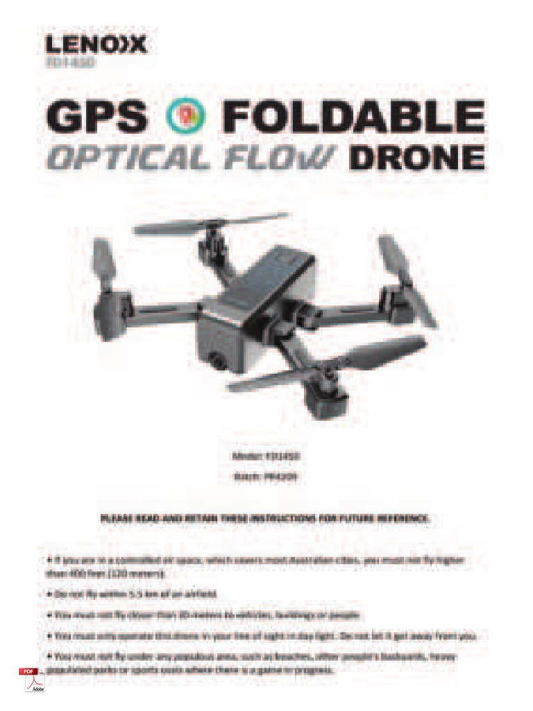 Drone Manuel 18 Page | PDF | Smartphone | Unmanned Aerial Vehicle