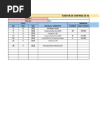 Plantilla de Kardex para Inventarios | PDF