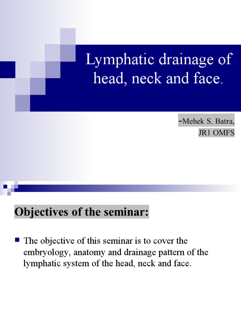 Lymphatic Drainage of HNF | Download Free PDF | Lymphatic System | Neck