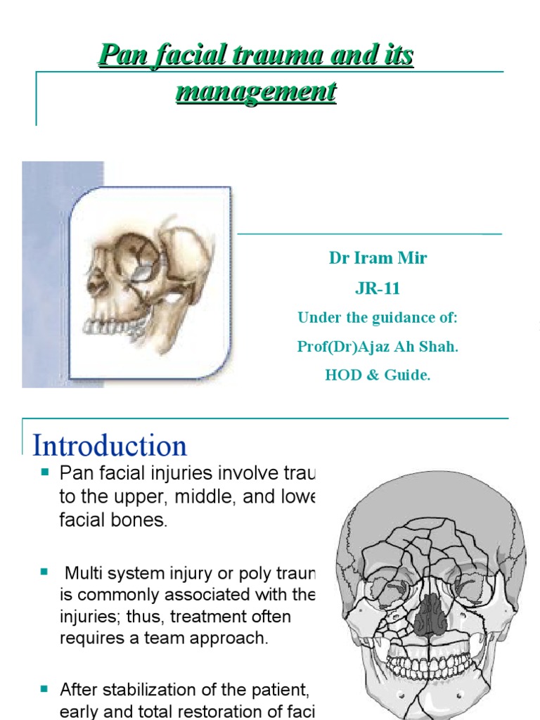 Panfacial Trauma | PDF | Ct Scan | Injury