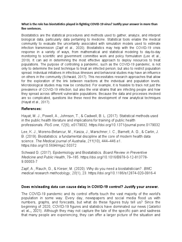 Biostatistics Pdf Infection Biostatistics