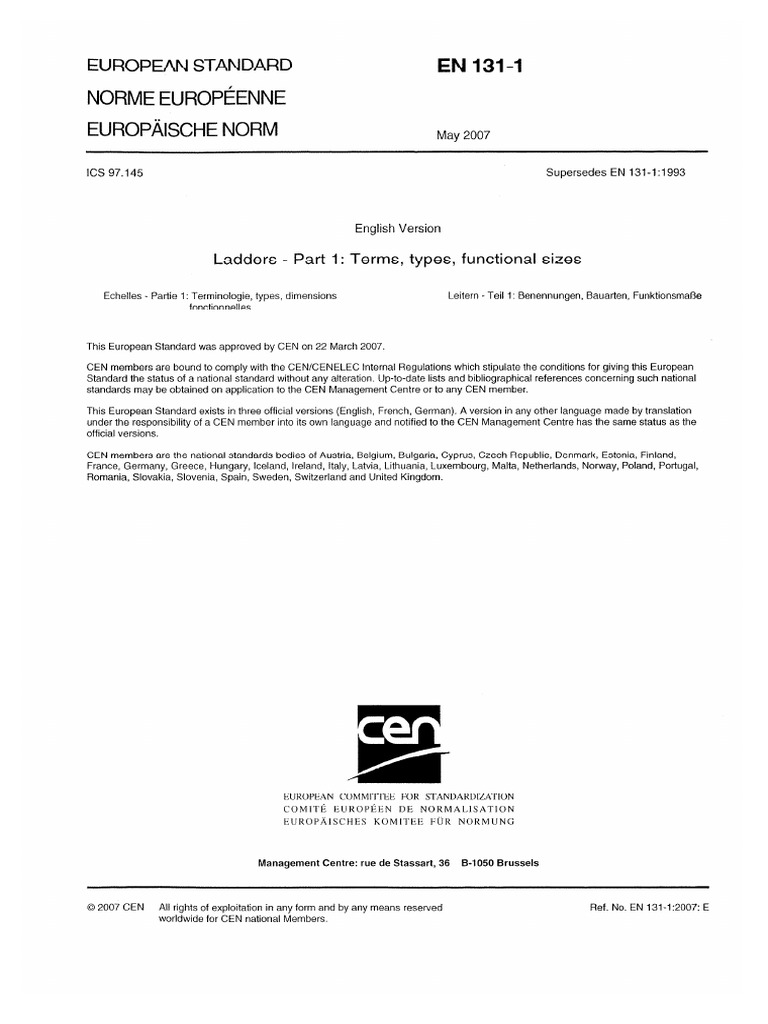 En 131-1-2007 | PDF