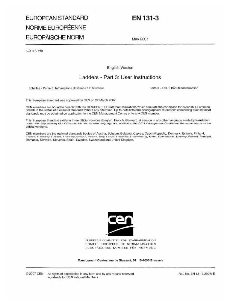 En 131-3-2007 | PDF