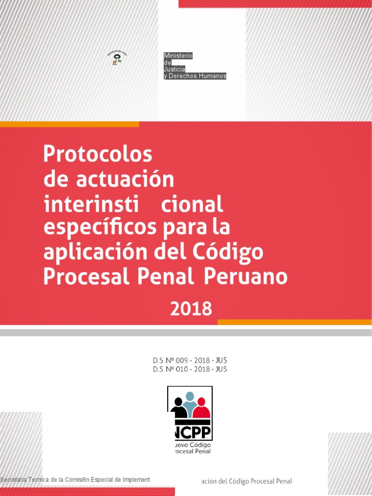 Protocolos de Actuación Interinstitucional Versión Final PDF | PDF | Fiscal | Policía