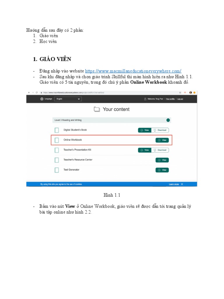 Giao Vien - Huong Dan JOIN CLASS Skillful 2nd Edition | PDF