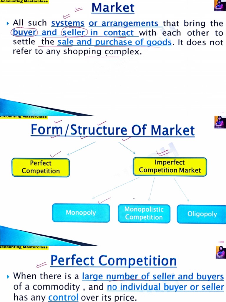 Unit 3 Eco, C) Classification of Markets. | PDF | Monopoly | Perfect ...