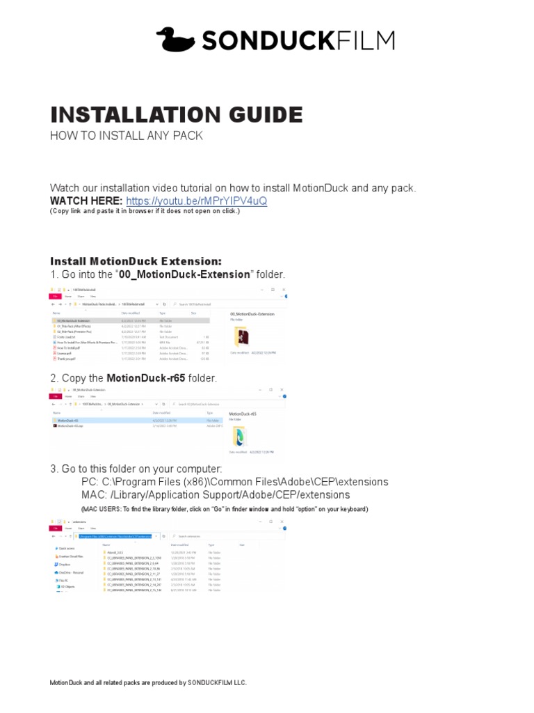 Installation Guide | PDF
