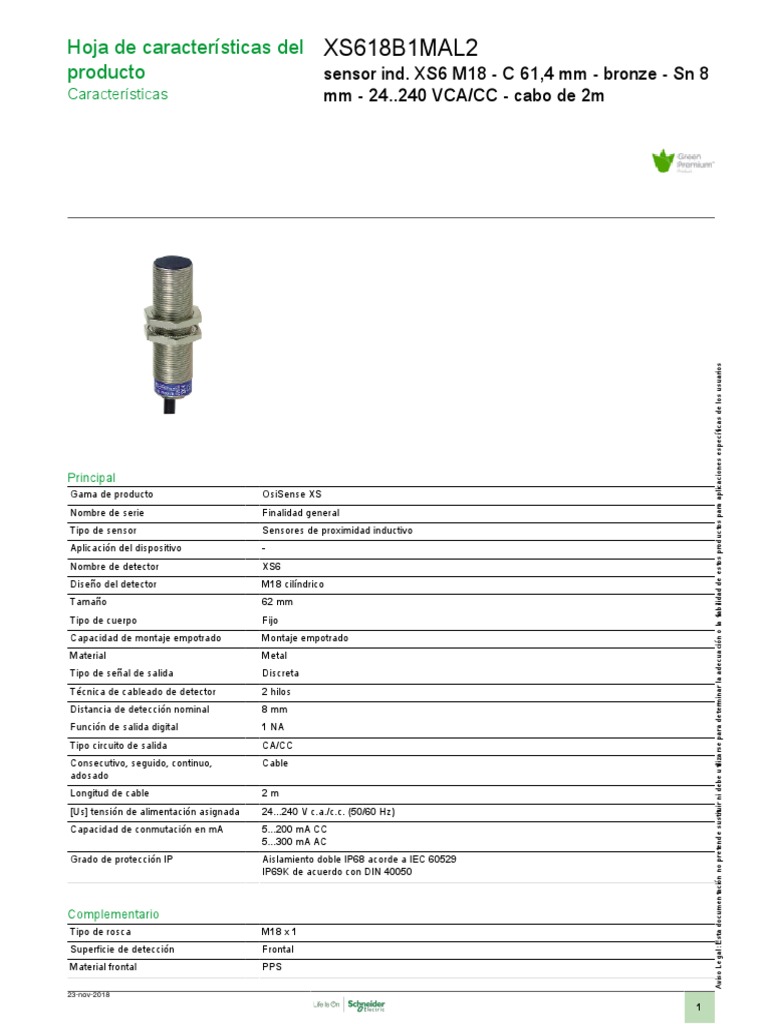 Sensor Inductivo | PDF | Electricidad | Ingenieria Eléctrica
